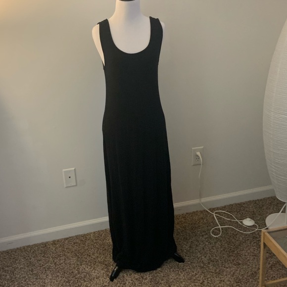 Merona | Dresses | Merona Black Maxi Dress | Poshmark